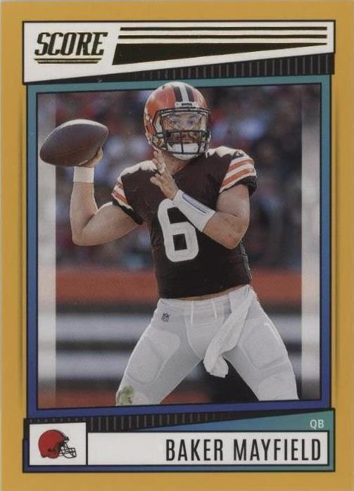 2022 Score - Baker Mayfield #203 Gold for sale online | eBay