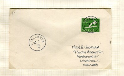 SWEDEN; 1954 Arctic POSTMARK Letter/Cover fine used, Fjallasen | eBay UK