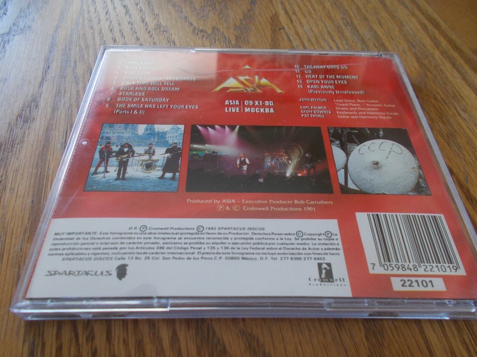 ASIA CD LIVE MOCKBA 09-XI-90 | eBay