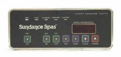 Sundance® Jacuzzi® Spas Topside Panel: 750 CONTROL 1 Pump - Part no ...