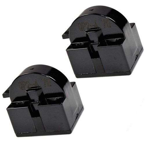 2-Pack HQRP QP2-4.7 4.7 Ohm 1-Pin PTC Start Relay for Danby Centers ...