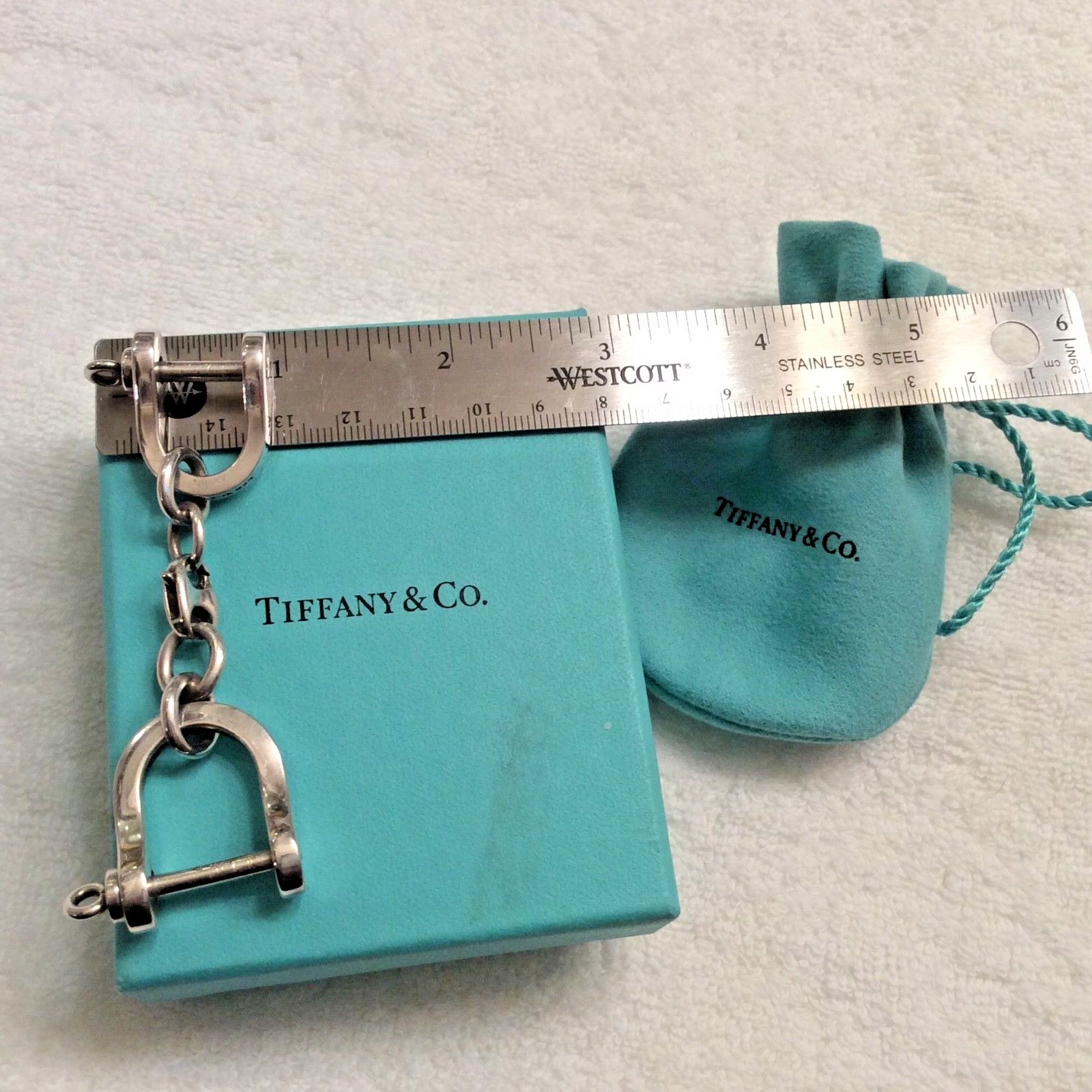 TIFFANY & CO HORSE SHACKLE HORSE BIT VALET KEYCHAIN - Gem