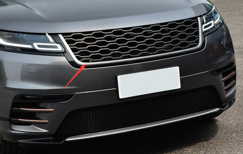 For Range Rover Velar 2018-22 Chrome Steel Front Bumper Mesh Grill ...