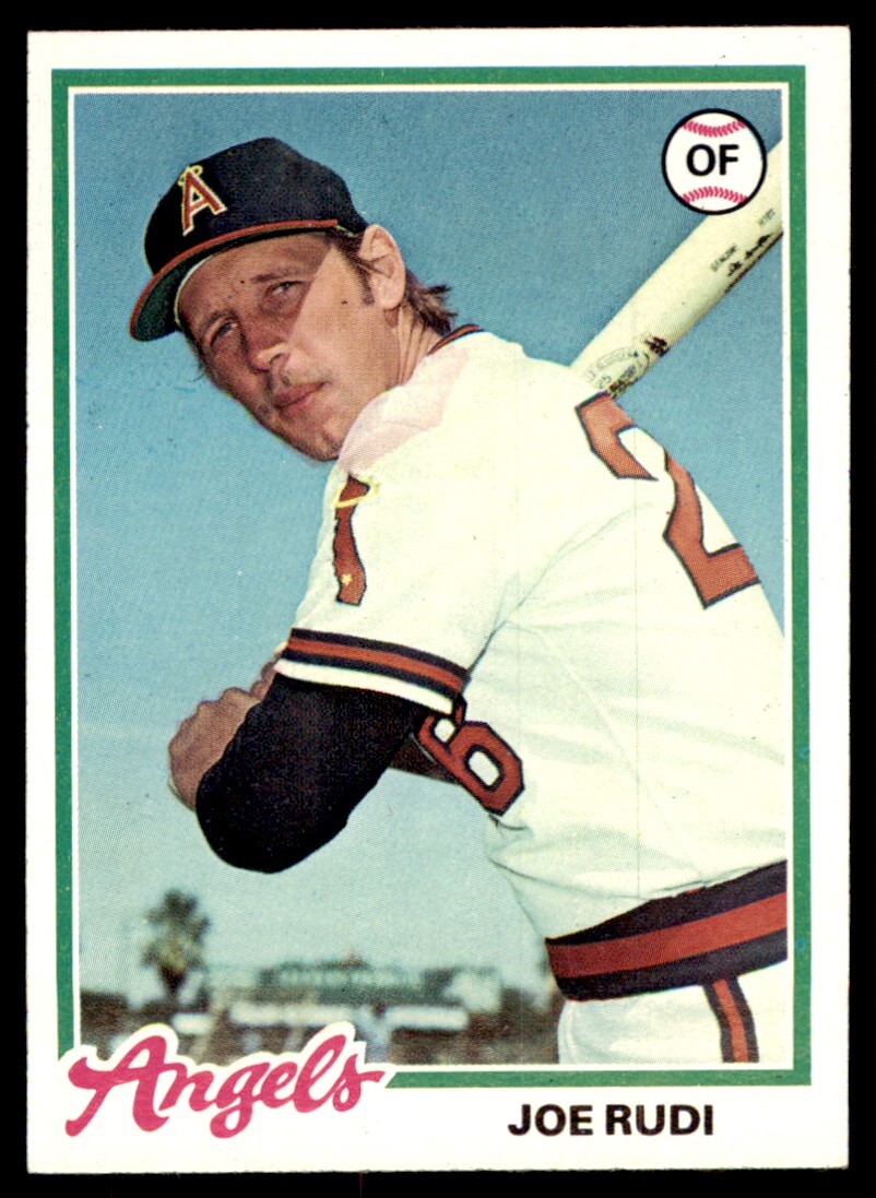 1978 TOPPS JOE RUDI 100 CALIFORNIA ANGELS #635 | eBay