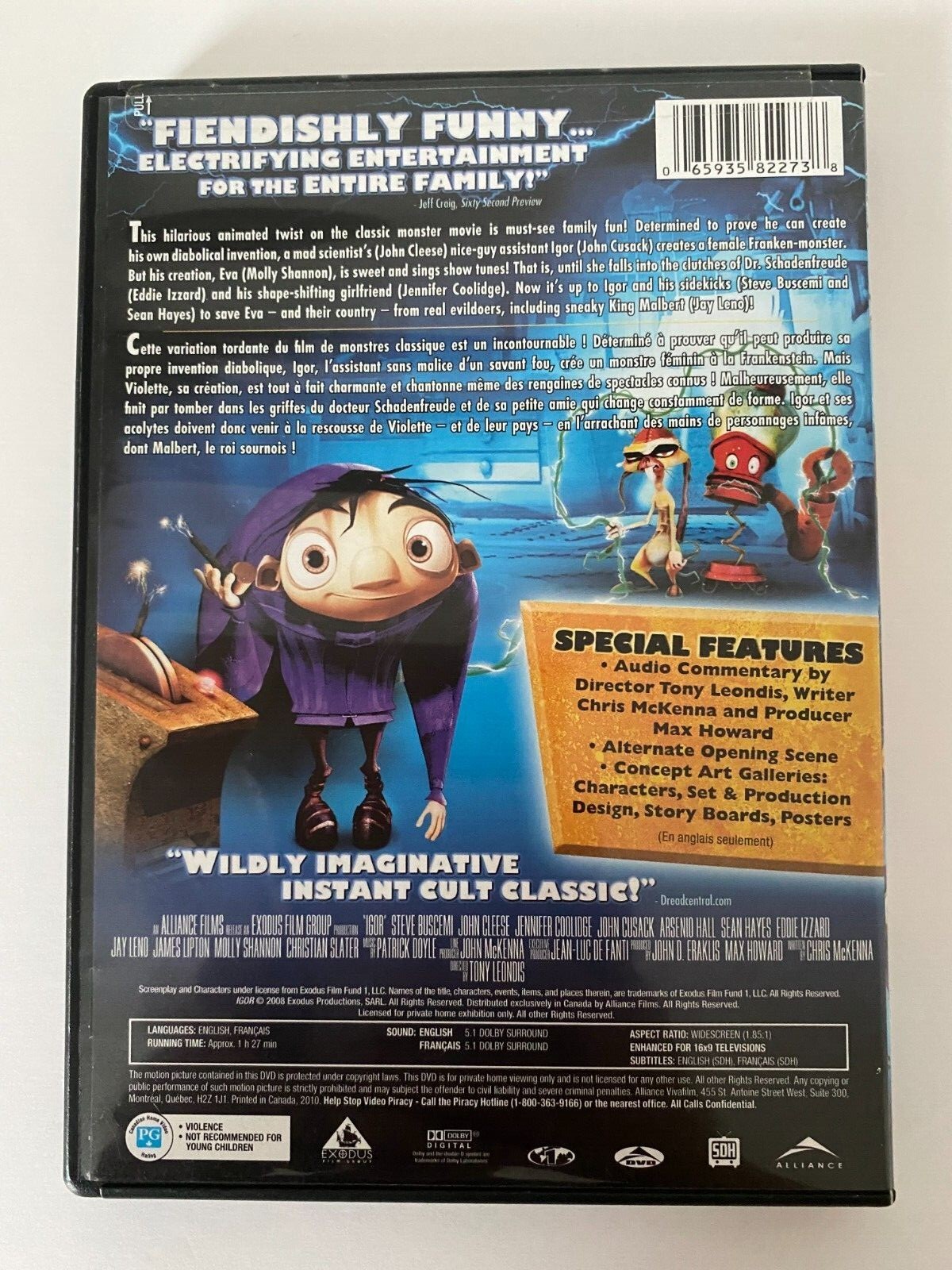 Igor+%28DVD%2C+2009%2C+Canadian%29 for sale online | eBay