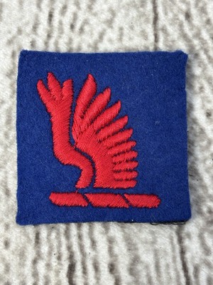 WWII British 24th Guards Brigade Patch Felt Winged Foot Formation Sign ...