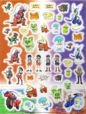 Stickers Collection A4Pet Pokemon Scarlet Violet Center Exclusive | eBay