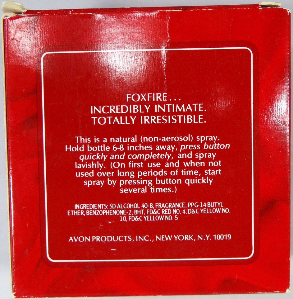 Foxfire Perfume Ultra Cologne Spray by AVON Size 1.8 oz Green Floral ...