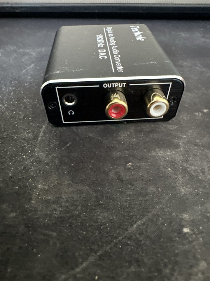 Digital to Analog Audio Converter DAC Optical, Coaxial, Aux & RCA. Mini ...