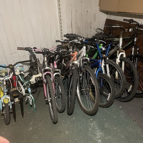 Job Lot 11 Bicycles – Spares or Repairs – Mixed Bikes Types ...