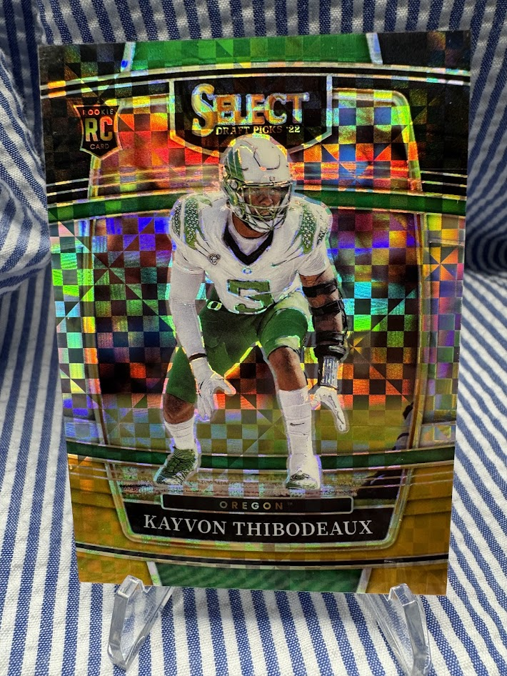 Kayvon Thibodeaux - BLACK & GOLD SQUARES - #069/100 - 2022 Panini ...