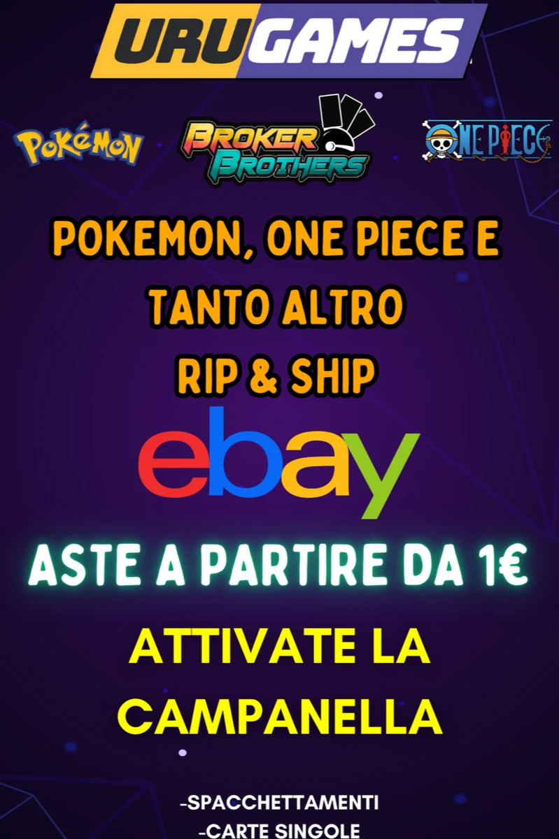 LIVE POKEMON E ONE PIECE EBAY URUGAMES - RIP AND SHIP - eBay Live
