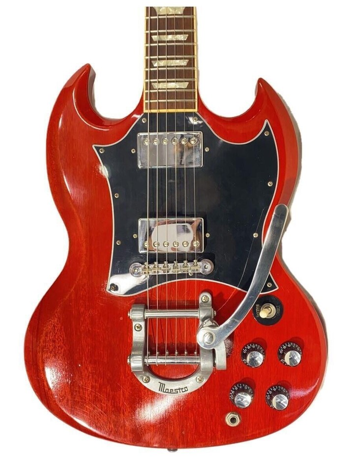 Gibson Sg Standard/Hard Case Included/Made In 2000/Maestro Vibrato/Cherry | eBay
