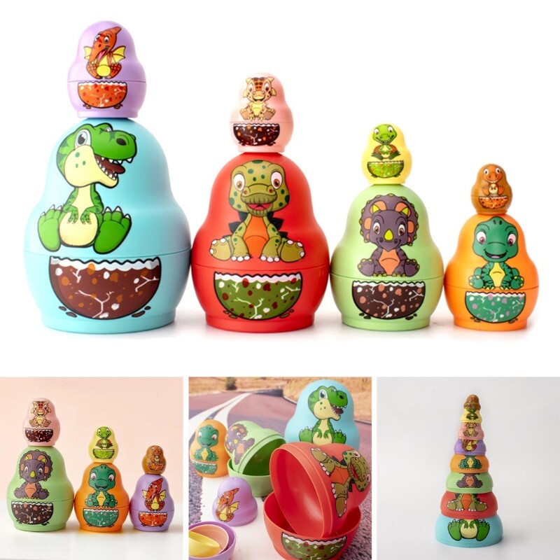 Unique Nesting Dolls Stacking Toy for Boys Girls Encourage Exploration ...