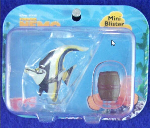 DISNEY PIXAR FINDING NEMO MOVIE GILL ANGELFISH MINI MICRO BLISTER ...
