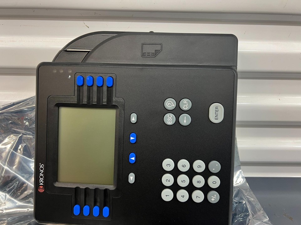 Kronos 8602800-003, System 4500 Ethernet Time Clock W / Accessories | eBay