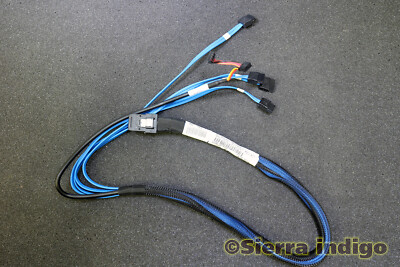 Intel G24109-001 Mini SAS to 4-Drop SATA Cable with Twin SGPIO | eBay