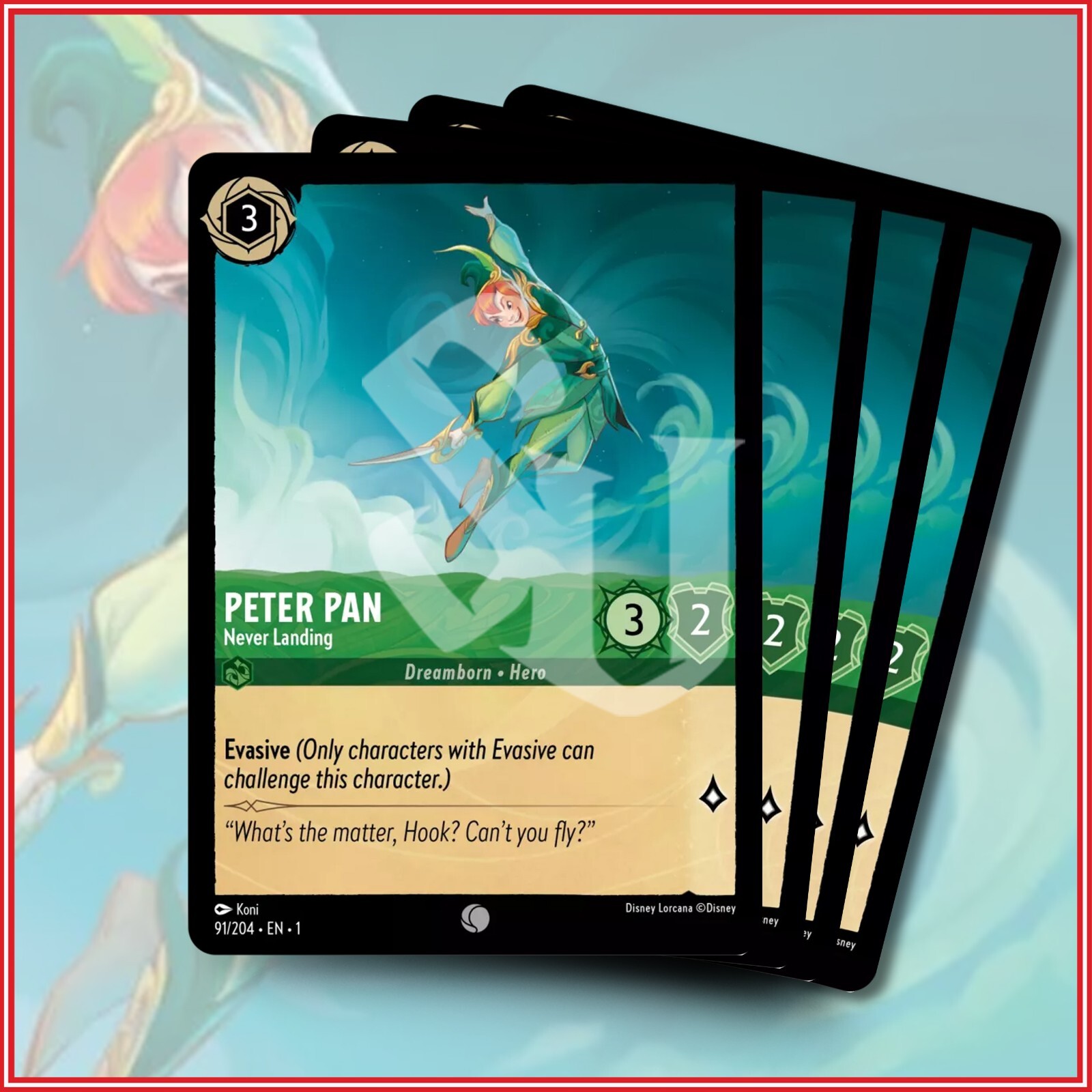 Disney Lorcana TCG: Peter Pan - Never Landing x4 | Common *IN STOCK* | eBay