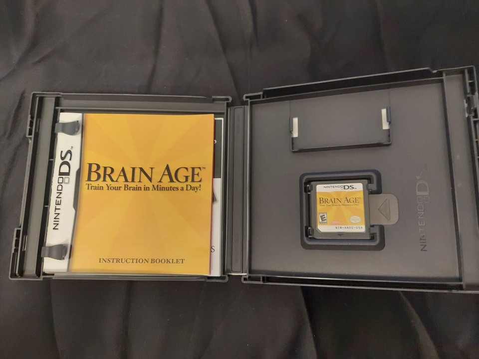 Brain Age Train Your Brain in Minutes a Day - Nintendo DS Complete CIB ...