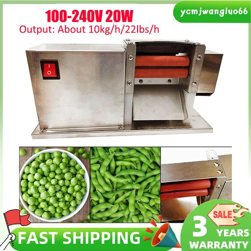 Commercial Electric Beans Sheller Semi-automatic Peeler Bean Pea ...