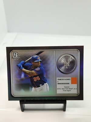 2022 Bowman Platinum Francisco Alvarez Minted In Merit New York Mets # ...