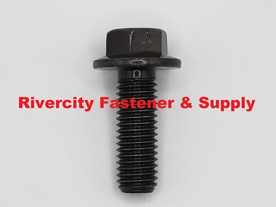 (1) M12-1.75 x 35 Head Hex Flange Bolts 10.9 12mm x 35mm M12x1.75x35 ...