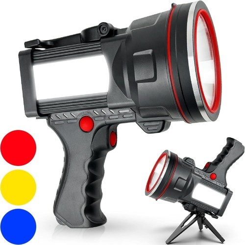 Spotlight For Camping 1000000 Lumens Bright Handheld Spot Light 12000 ...