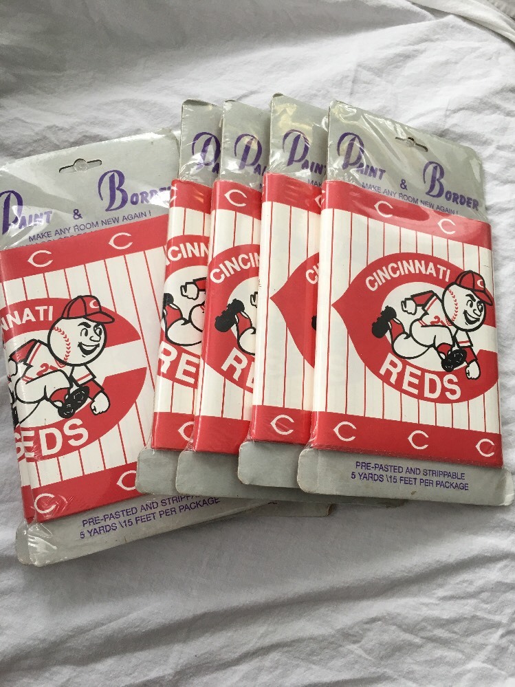 Cincinnati Reds Wallpaper Border