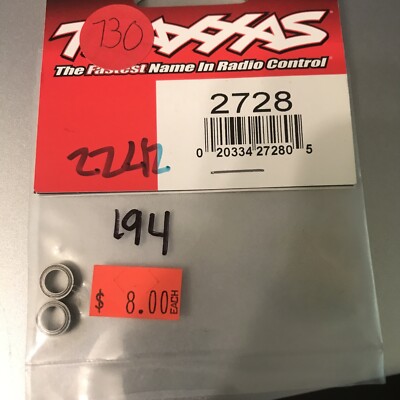 Traxxas 2728 Ball Bearing 5x8x2.5 (2) drag slash Hot rod maxx slash 4x4 ...