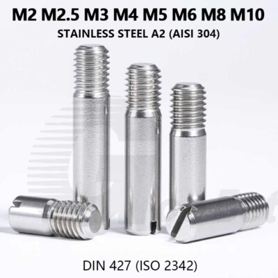 M2 M3 M4 M6 M8 M10 Slotted Headless Shoulder Screws Dowels Pins ...