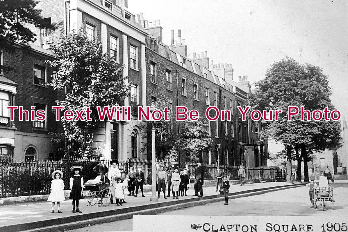 LO 3308 - Clapton Square, Hackney, London c1905 | eBay UK