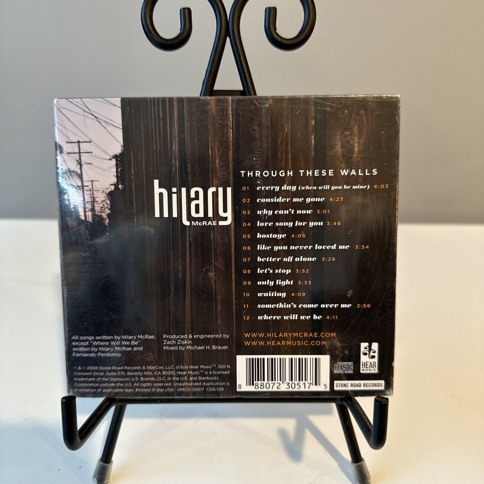 Through These Walls - Hilary McRae - Brand New CD - Brand New ...
