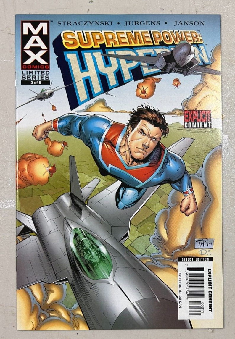 SUPREME POWER: HYPERION #3 MARVEL MAX COMICS 2006 NM J.M. STRACZYNSKI ...