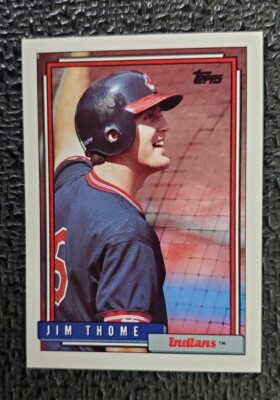 1992 Topps Jim Thome rookie HOF Cleveland Indians #768 | eBay