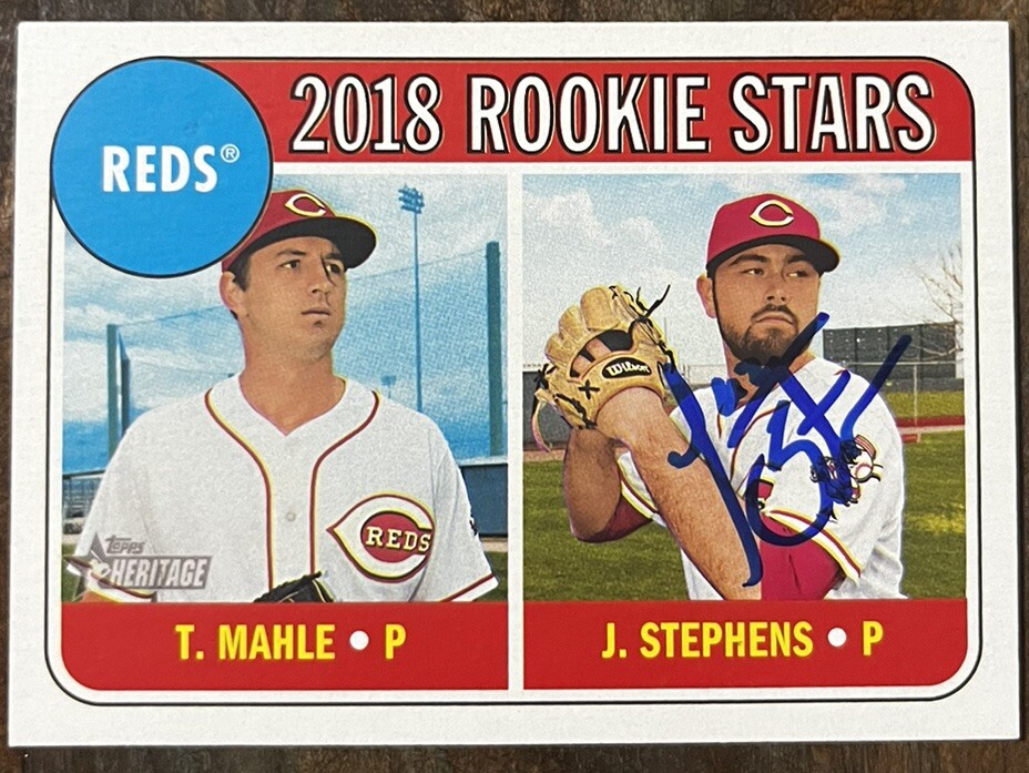 2018 Topps Heritage #339 Jordan Stephens Signed Card Autograph | eBay