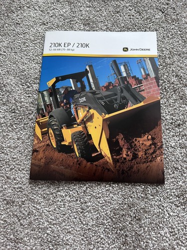 John Deere 210K EP / 210K Brochure Leaflet | eBay