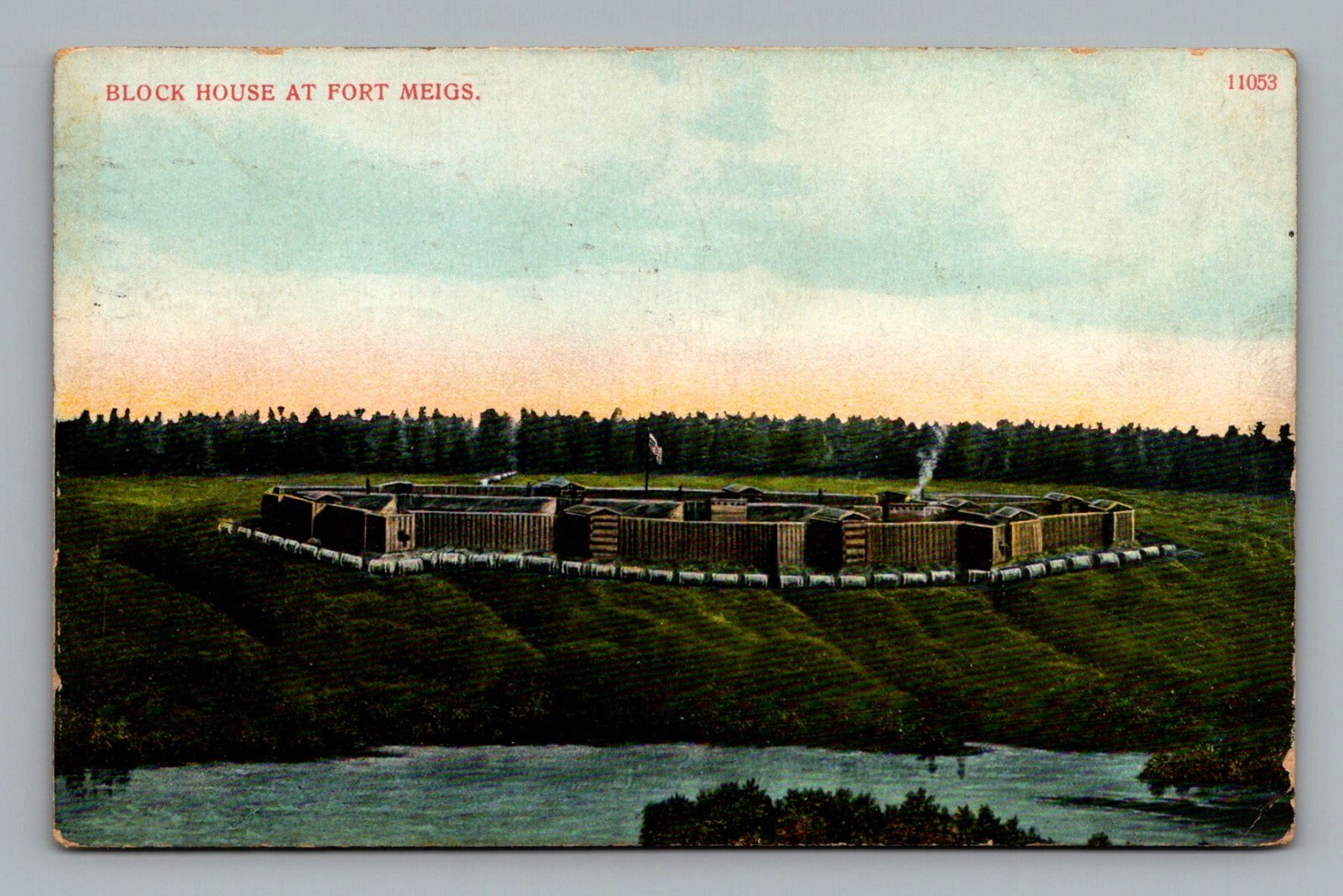 Block House At Fort Meigs Maumee, Ohio Oh. Vintage 1911 Postcard B7 | eBay