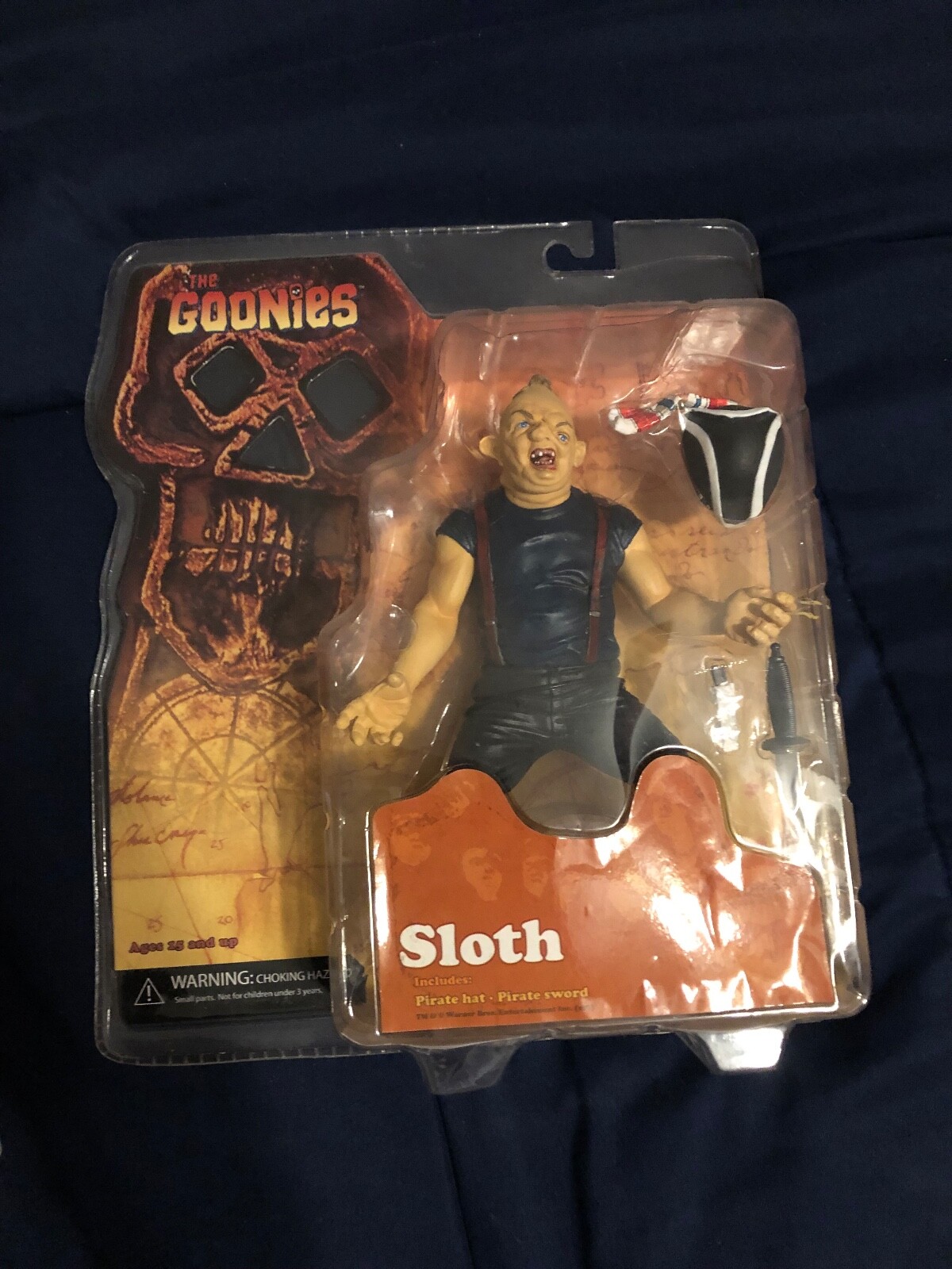 MEZCO TOYZ The Goonies SLOTH Action Figure 7" Pirate Hat & Sword 2007 ...