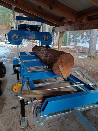 WILD BLUE PRO 3016 - 30" X 16' 11" Capacity Portable Sawmill & Trailer ...