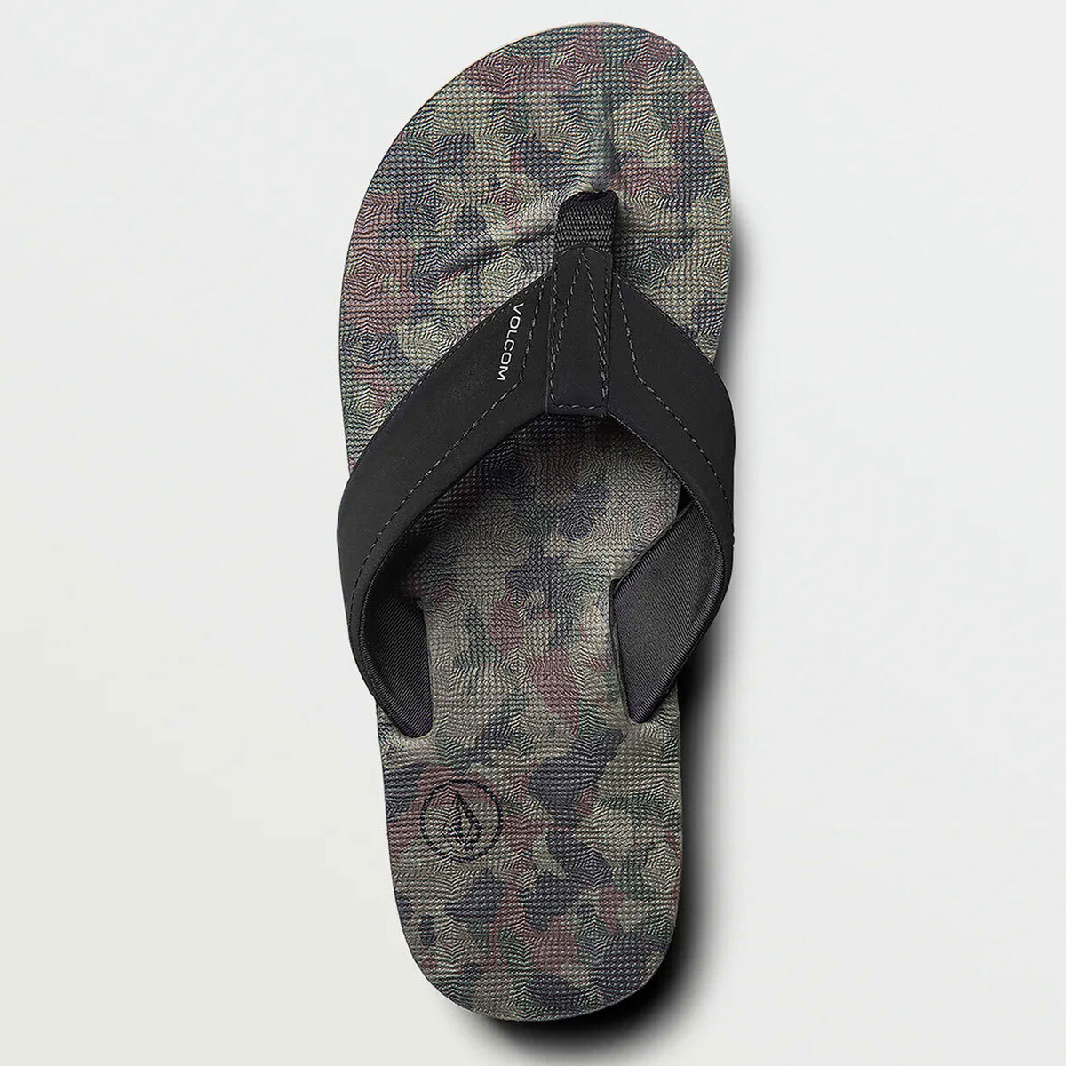 Volcom Men's Victor Flip Flop Dark Camo Sandals Clothing Apparel ...