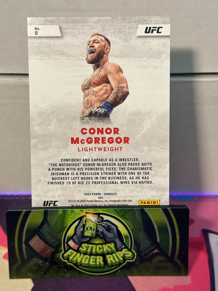 2023 Panini Donruss Stare Masters #9 Conor McGregor - MINT CONDITION ...