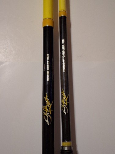 2-WRIGHT & MCGILL SKEET REESE FISHING RODS S-GLASS MAGNUM CRANK BAIT ...