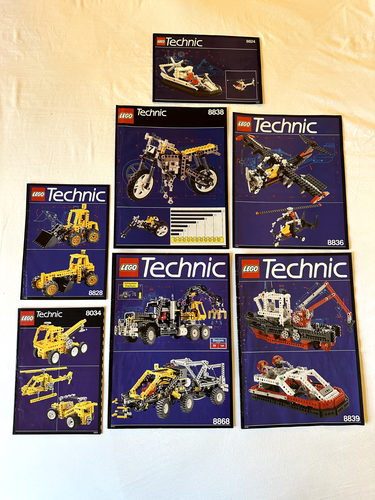 Vintage LEGO Technic lot 8034 8824 8828 8836 8838 8839 8868 (Read Description) | eBay