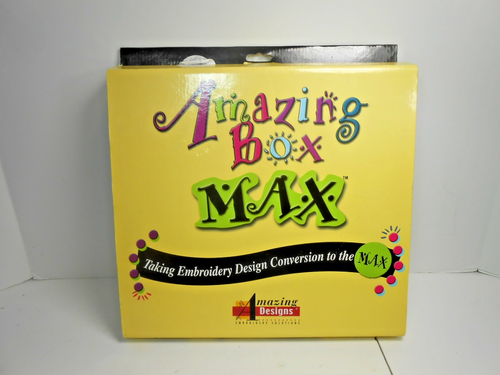 Amazing Box MAX Embroidery Designs Converter Box , USB Cable, Unused ...