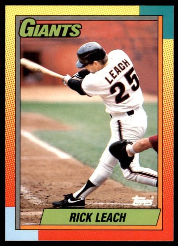 1990 Topps Traded Rick Leach Baseball Cards #56T | eBay