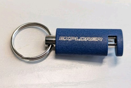 OEM Ford Explorer Keychain Fob VTG Car Dealership Spring NEW 2.25in | eBay