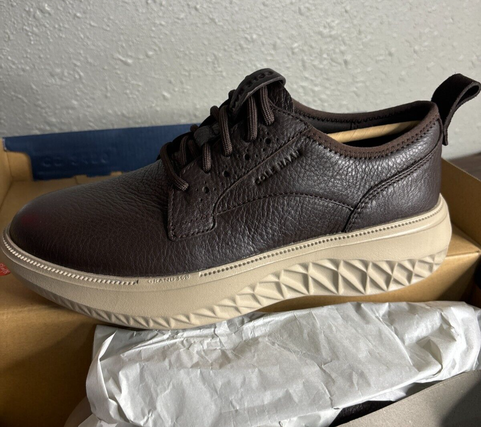 Cole Haan Zero grand WFA Plain Toe Oxford Shoes Mens 7M Dark Chocolate ...