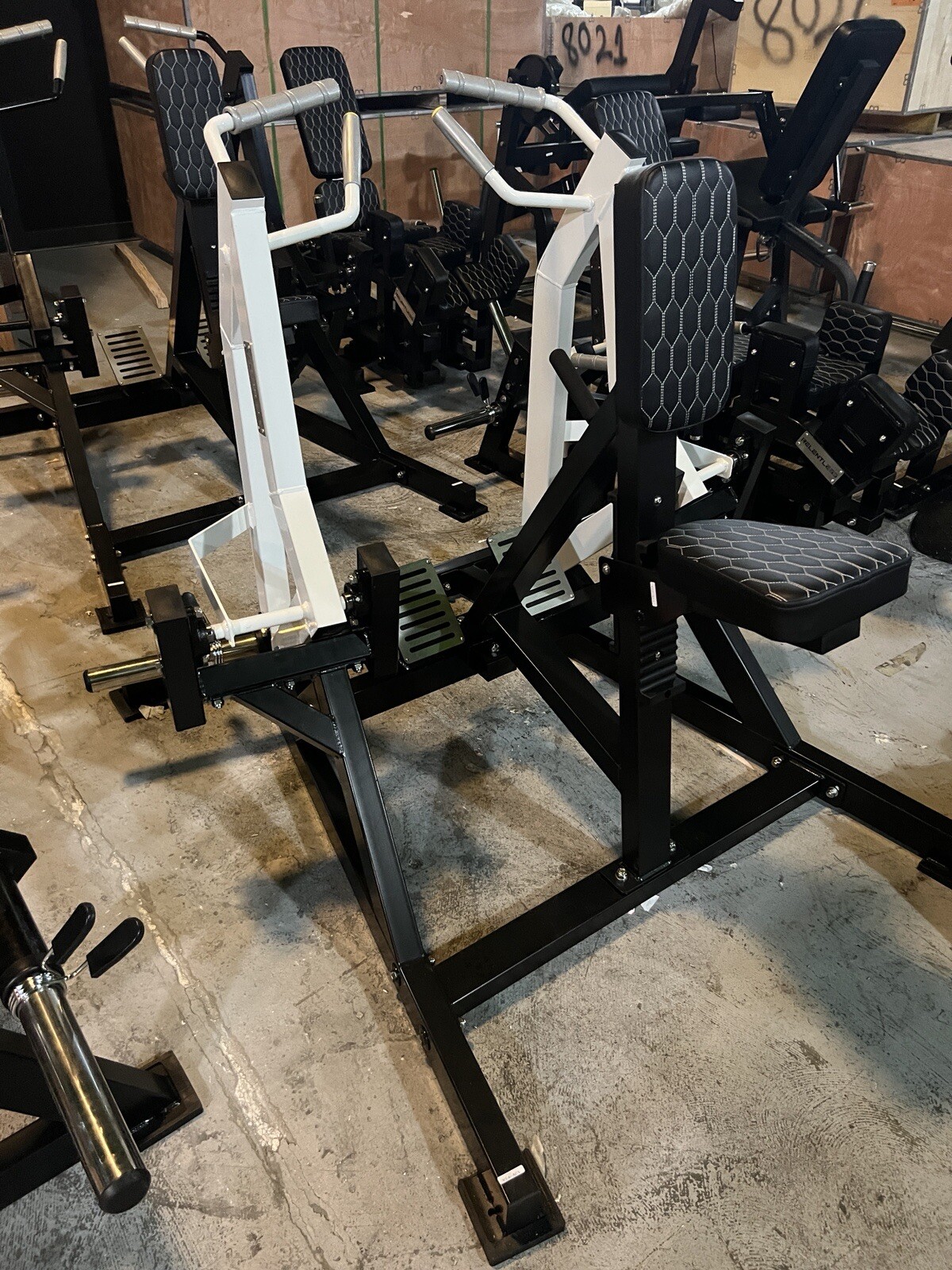 ISO Lateral Row Machine - Black / White Commercial Gym Equipment | eBay