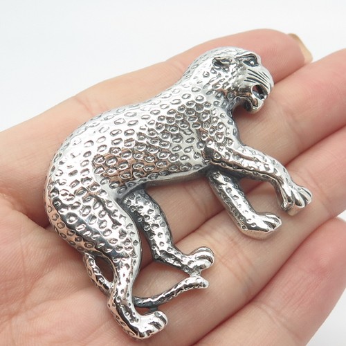 925 Sterling Silver Vintage USA PMA Leopard Pin Brooch | eBay