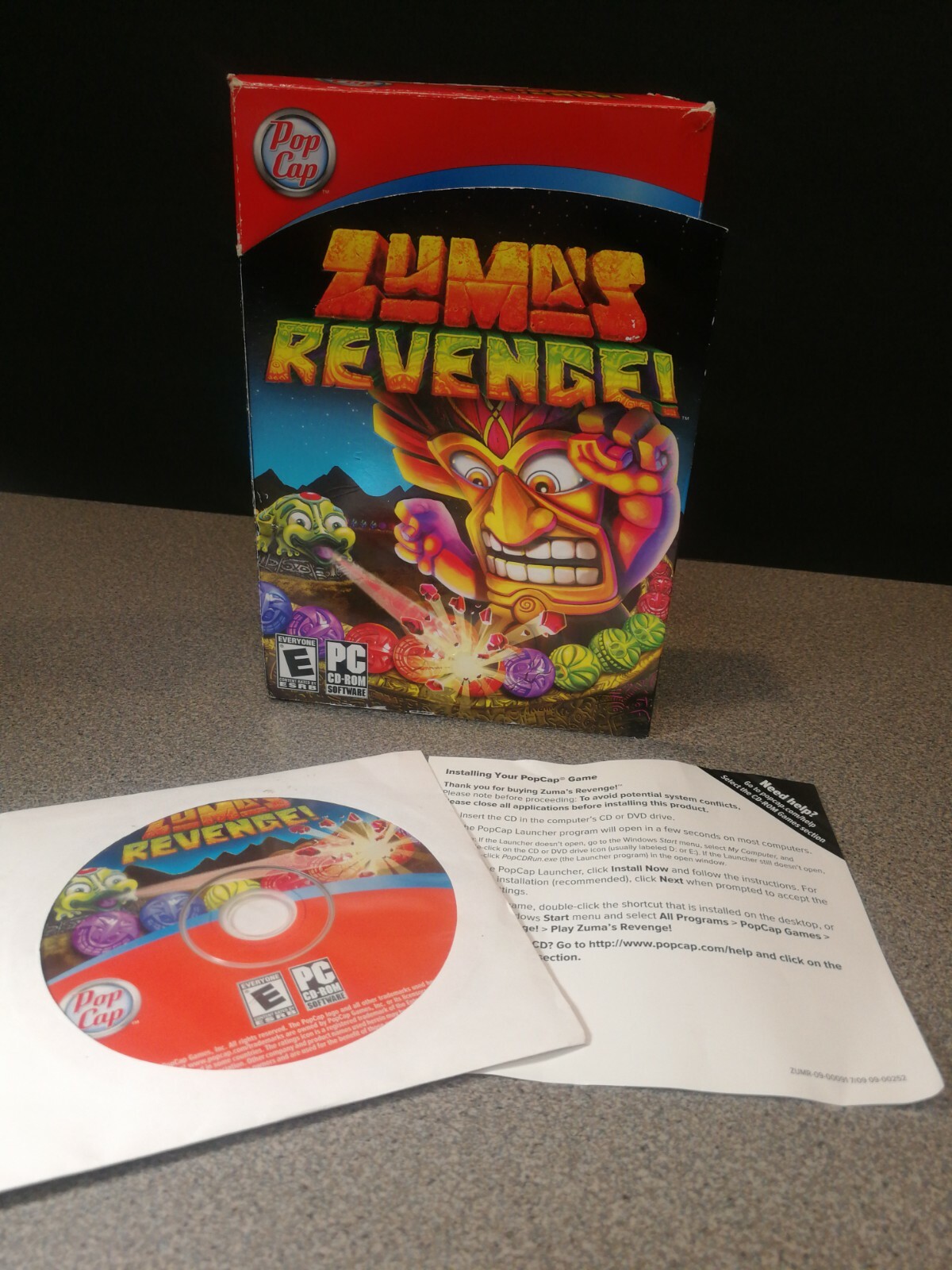Zumas Revenge Video Game PC MAC CD ROM Pop Cap 2009 Great Condition | eBay